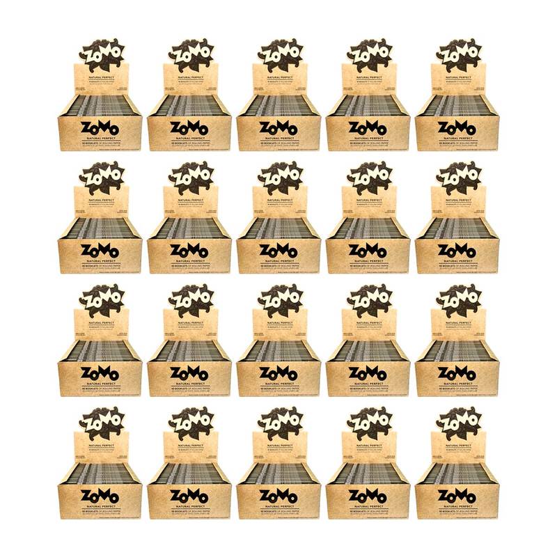 Kit 20 Caixa de Seda Zomo Brown Natural Perfect King Size C/50 ...