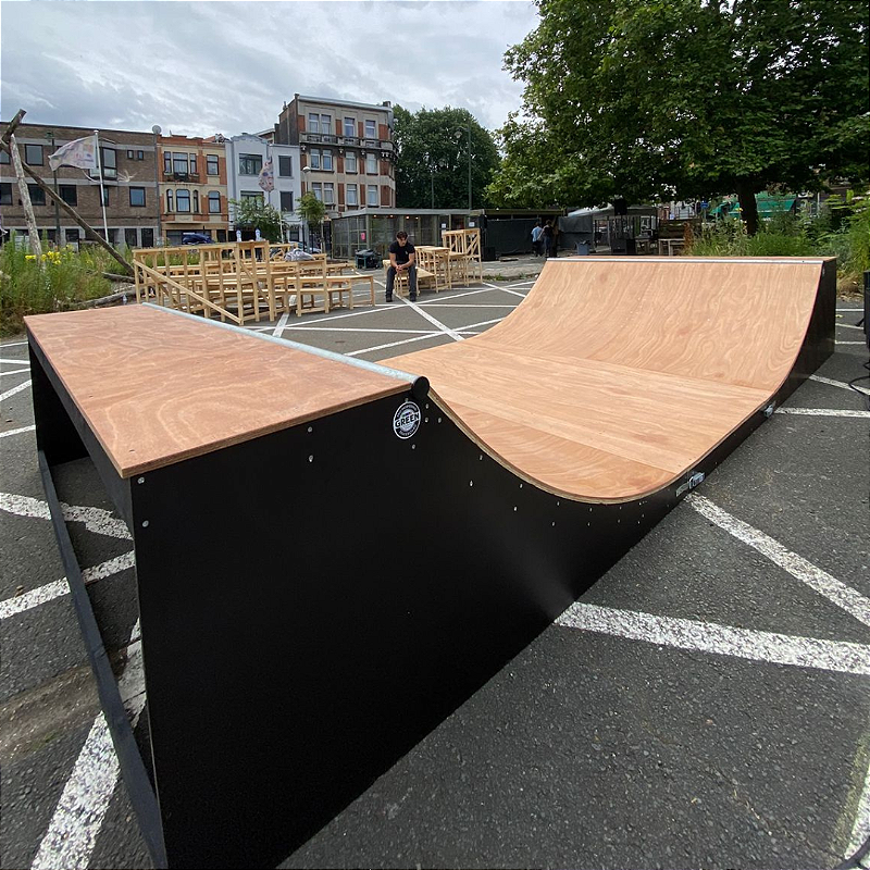 Mini Ramp desmontável 5,5m x 2,5m x 0,80m - Green Ramps