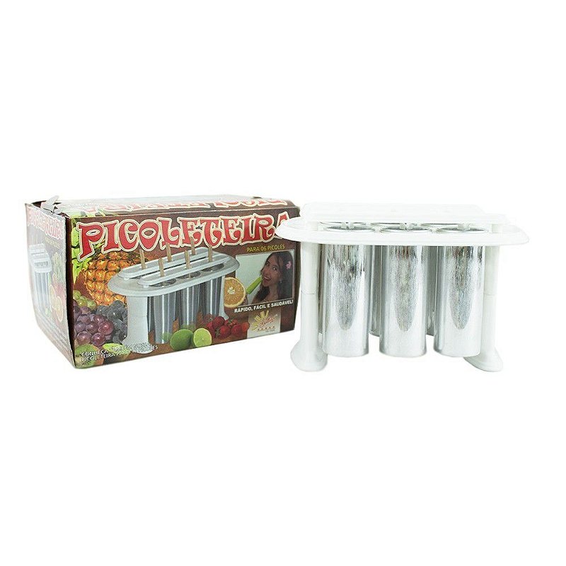 Picoleteira Alumínio para 6 Picoles Itu GALLIZZI - Litoral Embalagens