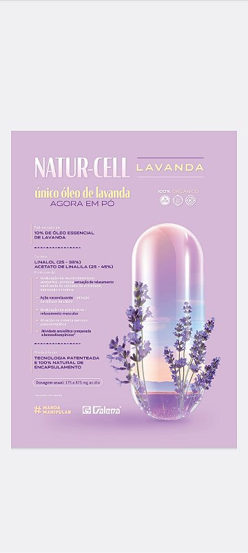 Natur Cell Lavanda - Farmácia Fórmula Exata