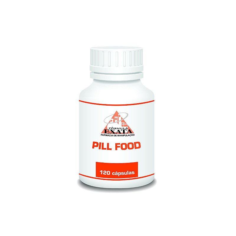 PILL FOOD 120 cápsulas - Farmácia Fórmula Exata