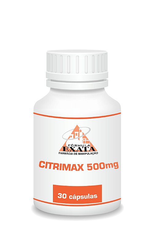 CITRIMAX 500mg 30 cápsulas - Farmácia Fórmula Exata