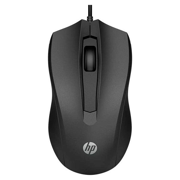 Mouse USB com fio 100 1600DPI preto HP - Avantistore - Loja de ...