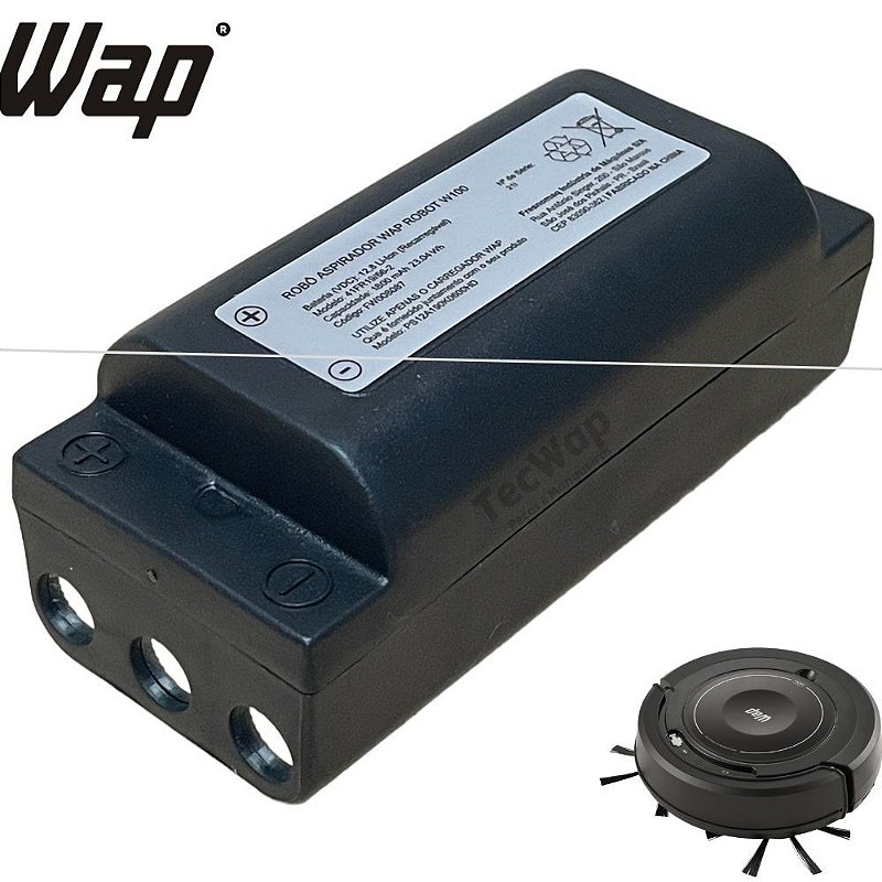 Bateria Do Robô Aspirador W100 Wap 12.8v 1800mah Fw008087 - TecWap ...