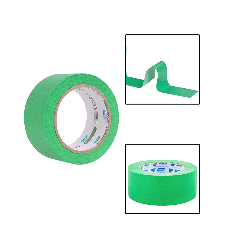 Fita Crepe Automotiva Premium 48mm x 40m Verde - Bragante Ferramentas