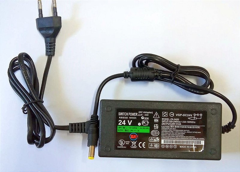 Fonte de Alimentação GENÉRICA - Scanner Plustek PS406 | PS406U ...