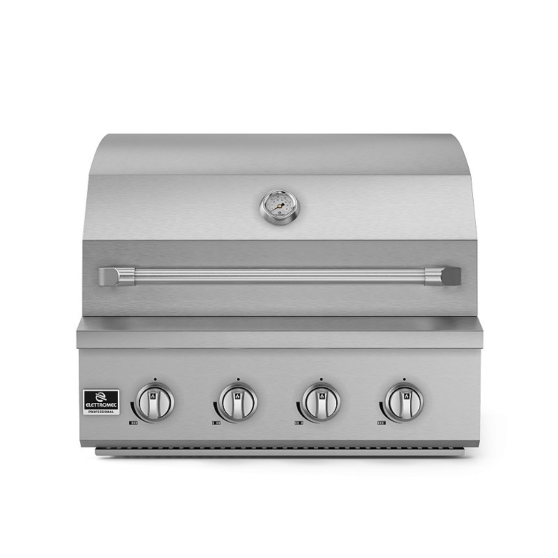 Churrasqueira Professional Gás 30 Polegadas 76cm Elettromec Inox - Unikitchen - Eletrodomésticos ...