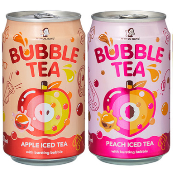 BUBBLE TEA MADAM HONG - 320ml - Miki Produtos Orientais