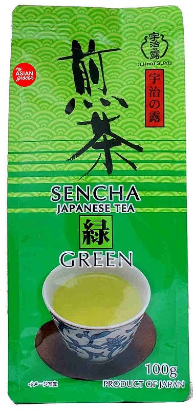 CHÁ VERDE SENCHA GREEN TEA JAPANESE - 100g - Miki Produtos Orientais