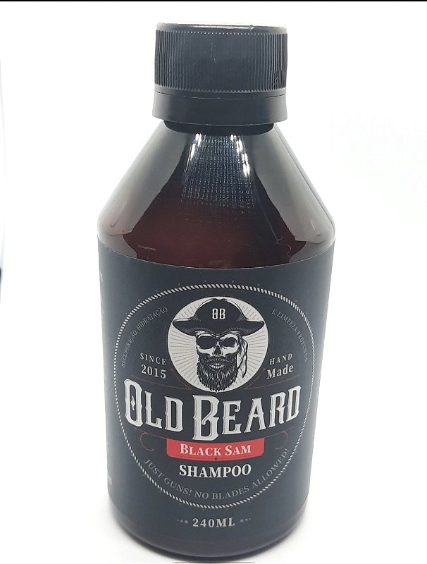Shampoo para Barba e Cabelo Black Sam 240ml - Barba Nobre