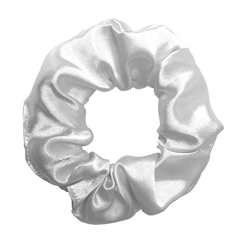 Xuxinha De Cetim Anti Frizz - Branca - Niale Cosméticos e Acessórios ...