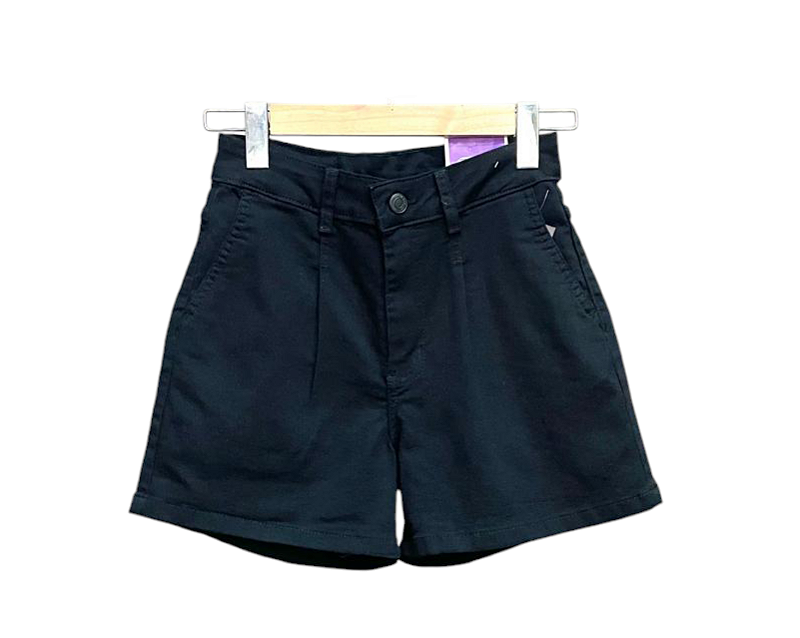 Shorts Cintura Alta Sarja - Evening Store | Sua loja de Moda Feminina