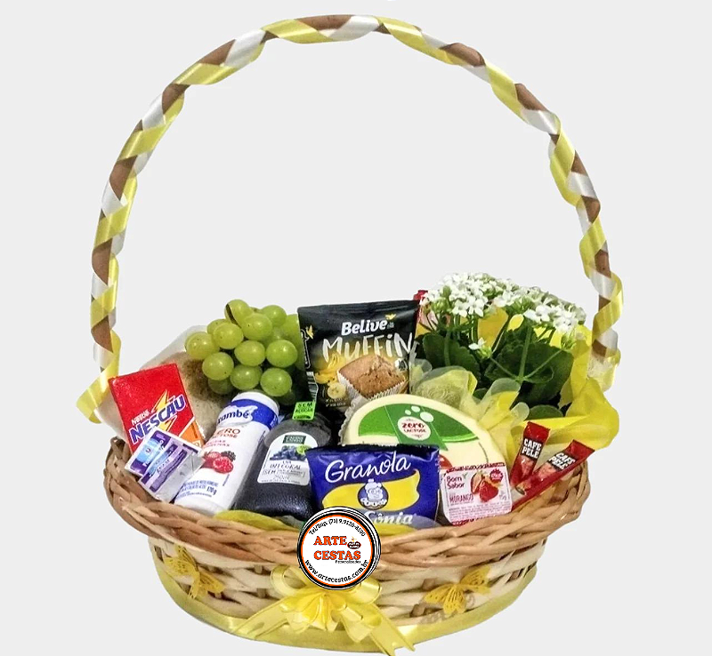 Arte Cesta Sem Lactose - Arte Cestas - Cestas Personalizadas