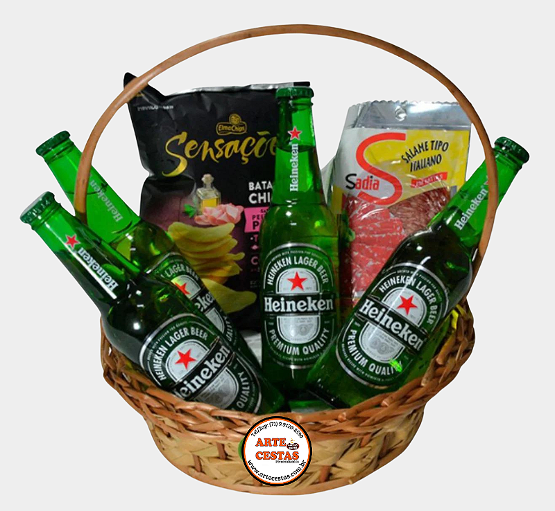 Arte Cesta Petiscos - Arte Cestas - Cestas Personalizadas