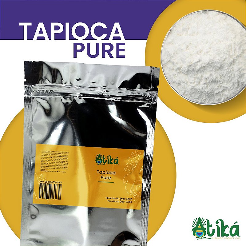 Tapioca Pure - Amido Natural para Formulações Cosméticas - Atiká ...