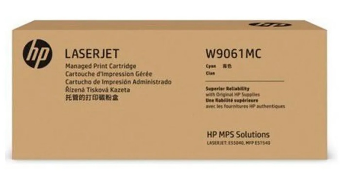TONER HP ORIGINAL W9061MC CYAN | E55040 / 55040 / E57540 / 57540 ...