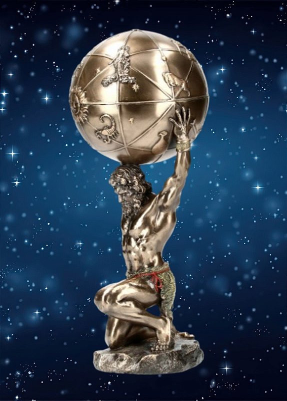 ATLAS CARREGANDO O MUNDO, VERONESE - Arati