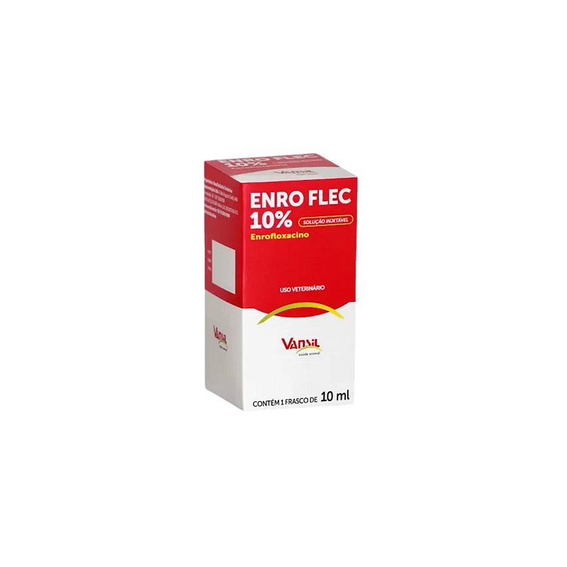 Enro Flec 10% Antibiótico Injetável 10ml Vansil - Pantanal Agropecuária ...