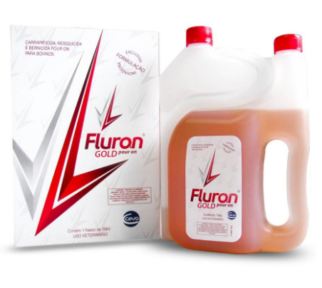 Fluron Gold Pour On 2 Litros - Pantanal Agropecuária | Presidente ...