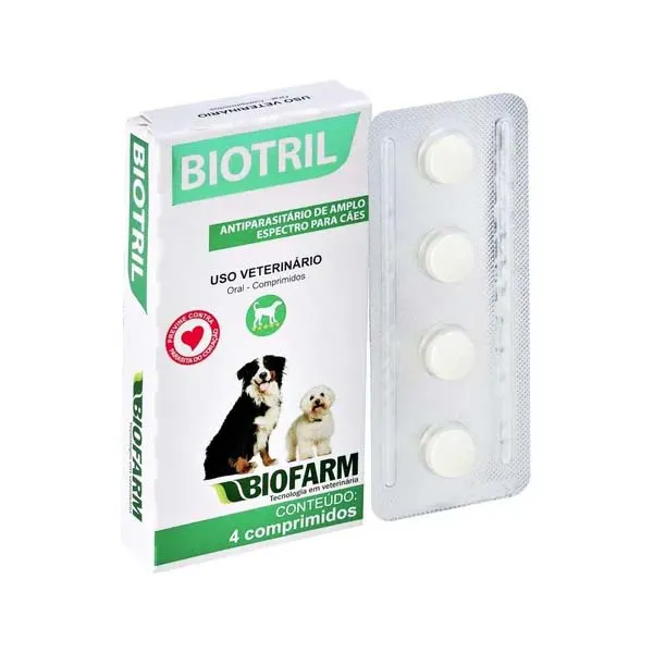 Biotril 4 Comprimidos - Pantanal Agropecuária | Presidente Prudente - SP