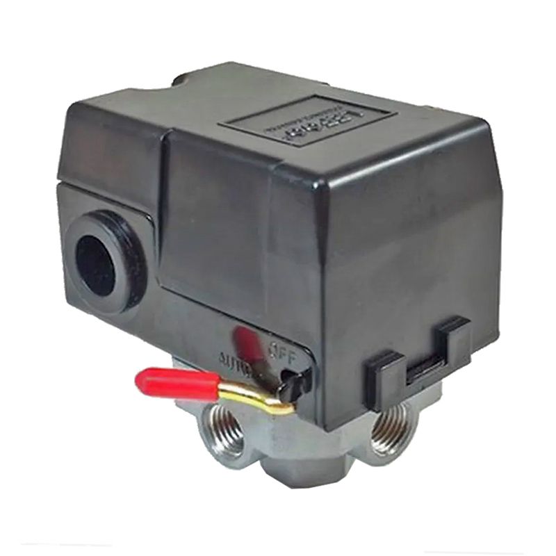Automático Pressostato Compressor 4 Vias - 1/4" - 120psi - KIMOTOR ...