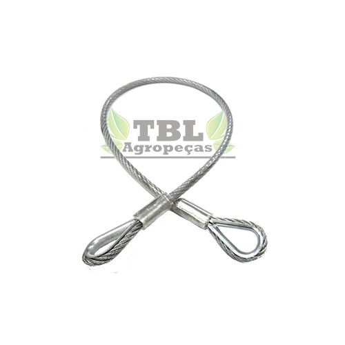 CABO DE AÇO COM OLHAL PULVERIZADOR CASE COD: 87271165 - TBL AGROPEÇAS