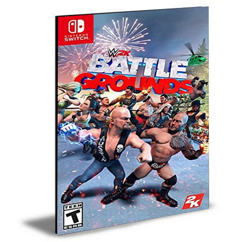 WWE 2K Battlegrounds Nintendo Switch Mídia Digital - Rafa Gamer