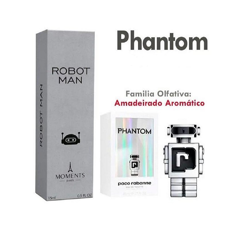 Perfume Robot Man 15ml Masc Moments - BYSOU.COM.BR
