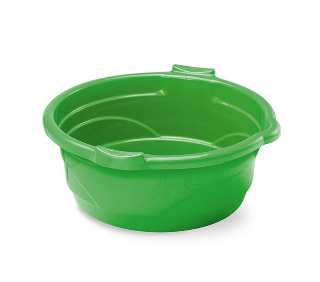 Bacia Plástica 28 L Virgem Redonda - JB Embalagens e Limpeza
