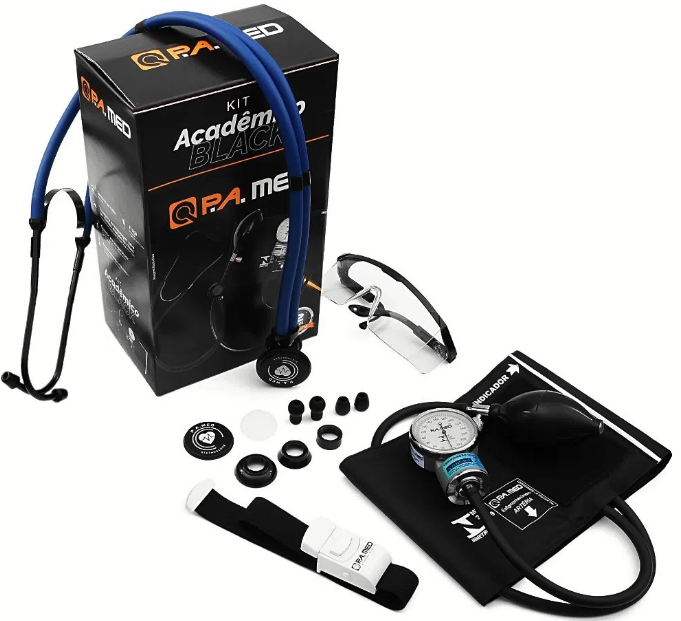 Kit Acadêmico P.A. Med Kpa702 - Azul Blac - Produtos médicos e ...