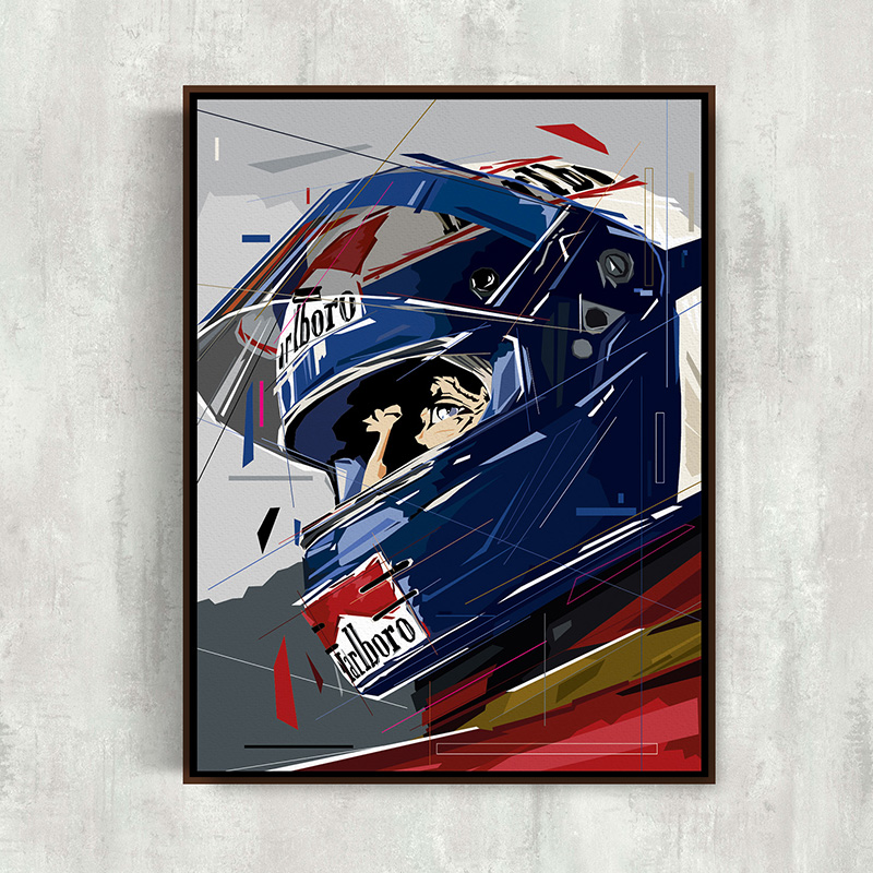 Alain Prost - Limited Edition - R. Barbour Art - Impressão FineArt ...