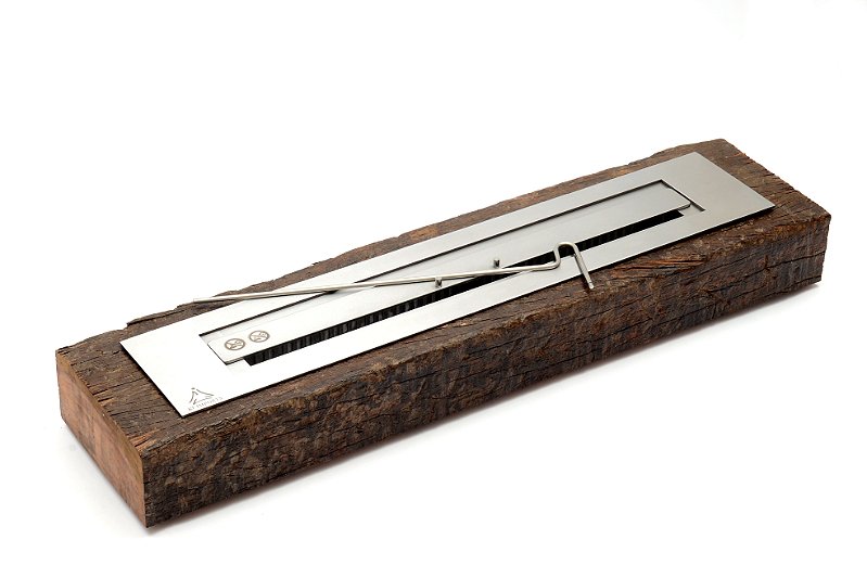 Lareira Ecológicas Rústica Dormente 93 cm Loa - Casa e Piscinas