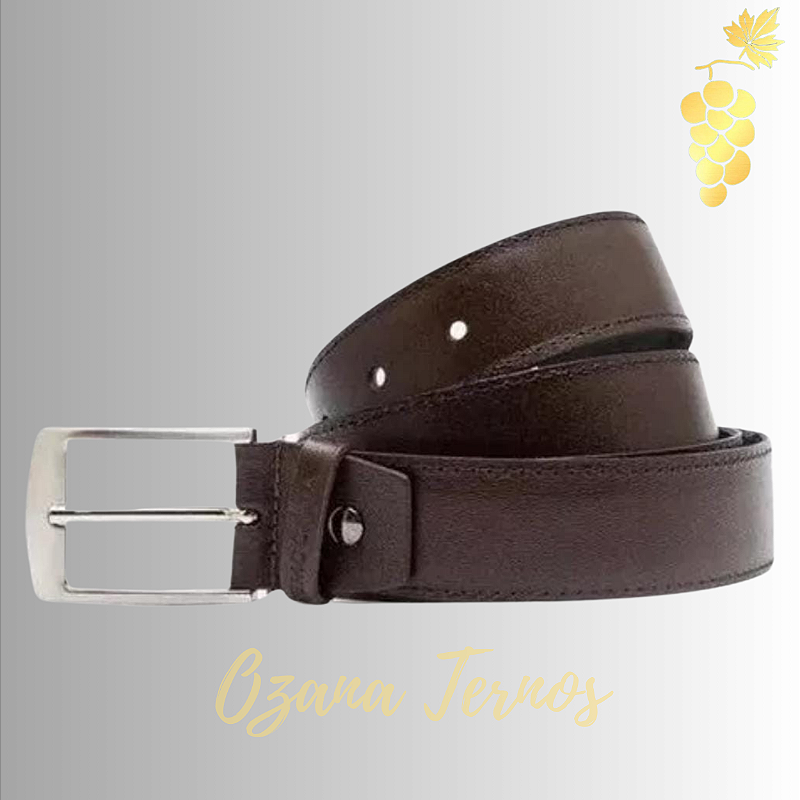 Cinto marrom masculino social - Ozana ternos