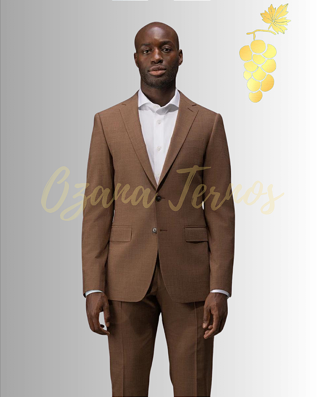 Terno Costume Marrom Claro - Ozana ternos