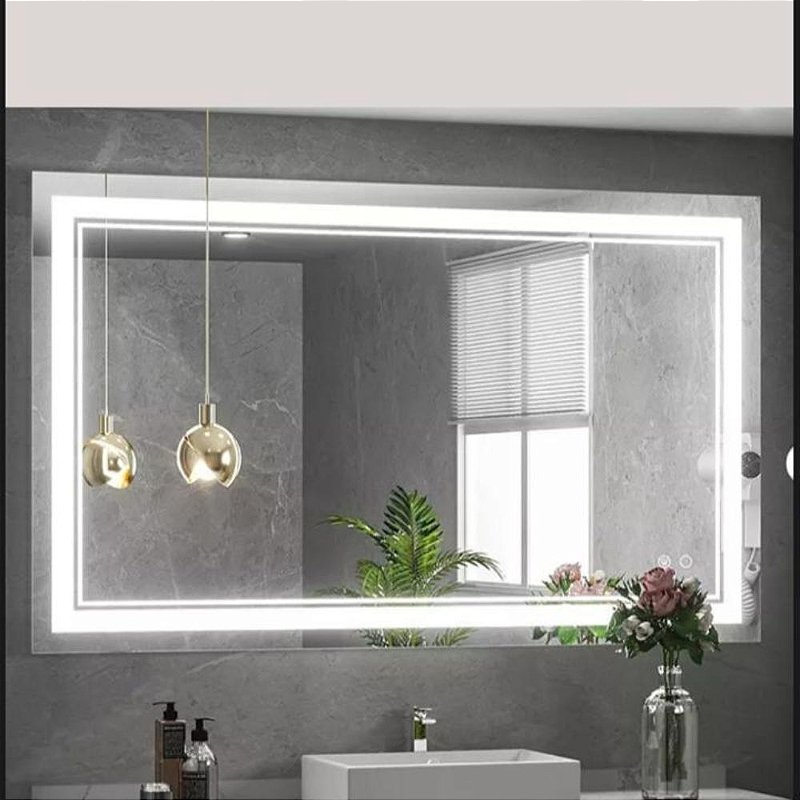 Espelho Moderno Com Led Frontal + Touch Screen - Espelhos PRIME ...