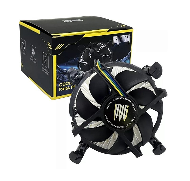 Cooler Revenger para Processadores Intel Lga 1156/1155/1151/1150 - RIKATECH