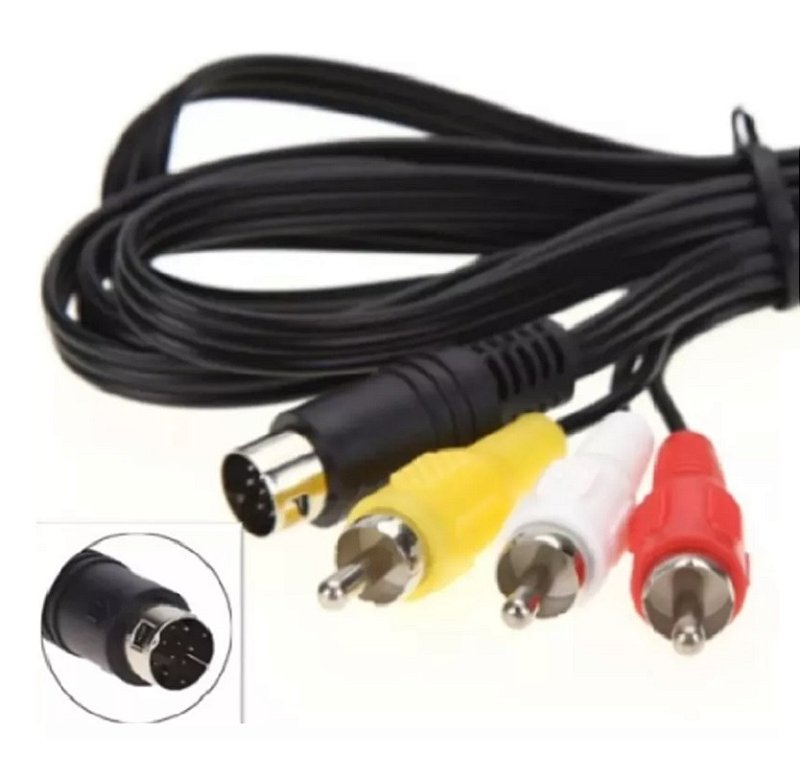 Cabo AV para Mega Drive 3 (9 Pinos) - RIKATECH