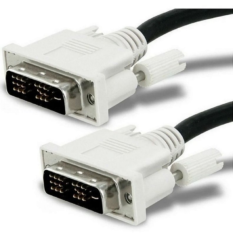 Cabo DVI 1.5 Metros Single Link (DVI-D 18+1 pinos) - RIKATECH