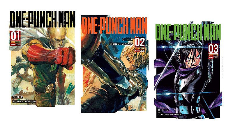One-Punch Man - Volumes 01, 02 e 03 (Itens novos e lacrados) - Loja ...