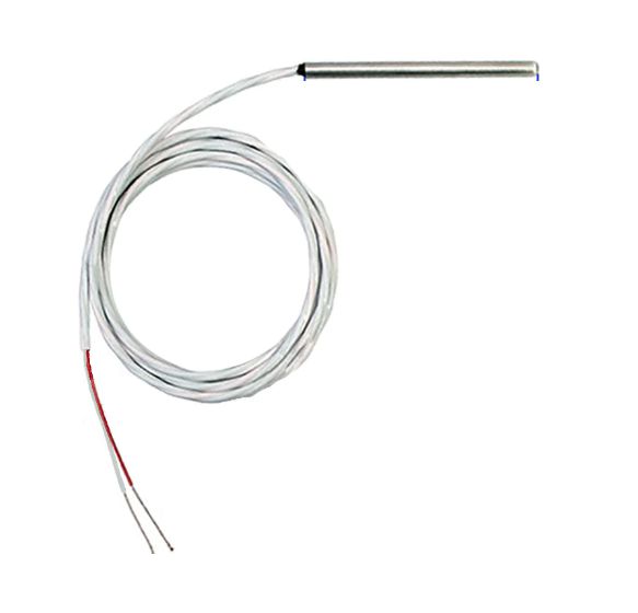 Termoresistencia Pt100 2 Fios Haste inox 4 X 30 mm Cabo 1 Metro - lojatermon