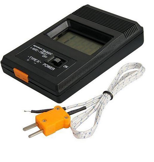 Termopar Digital Tipo K Termopar Sonda 1 Metro TM902C - lojatermon