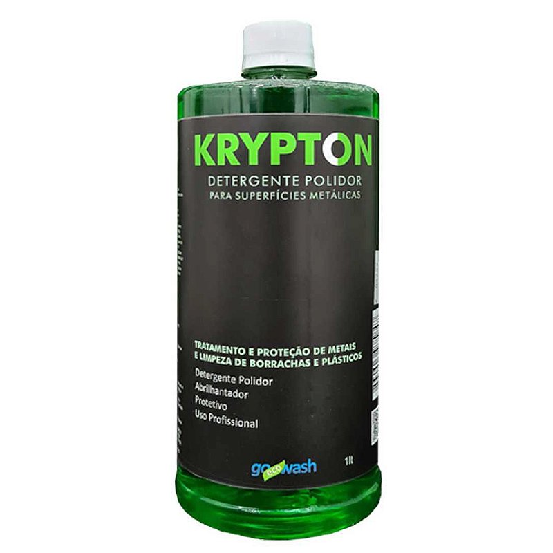 KRYPTON GEL DETERGENTE POLIDOR DE METAIS 1L - GO ECO WASH - 500 Pro ...