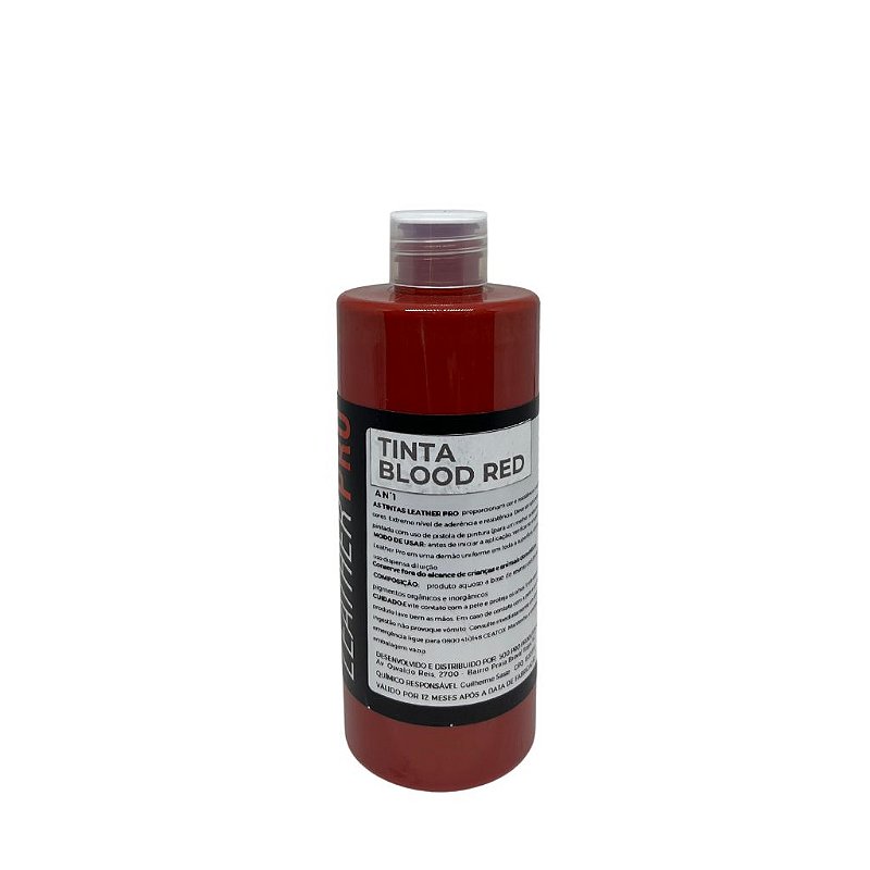 TINTA BLOOD RED 250ML - LEATHER PRO - 500 Pro Produtos Para Estética Automotiva - Vonixx ...