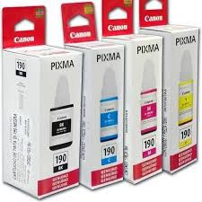 Tinta Canon 190 original kit 4 cores G1100, G2100, G3100, G3102, G410 ...