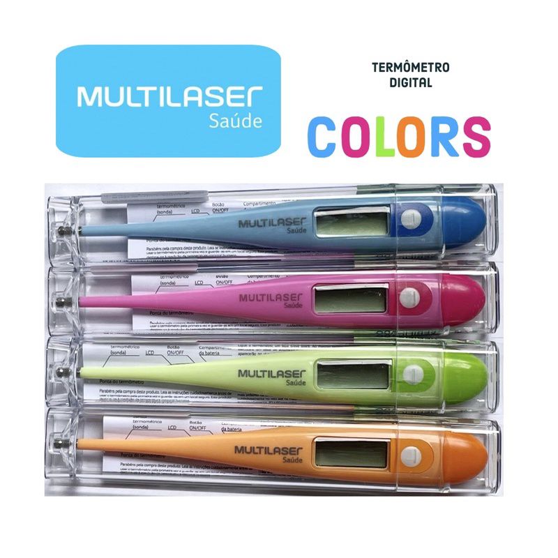 Termômetro Digital Multilaser saúde - Disk Fraldas