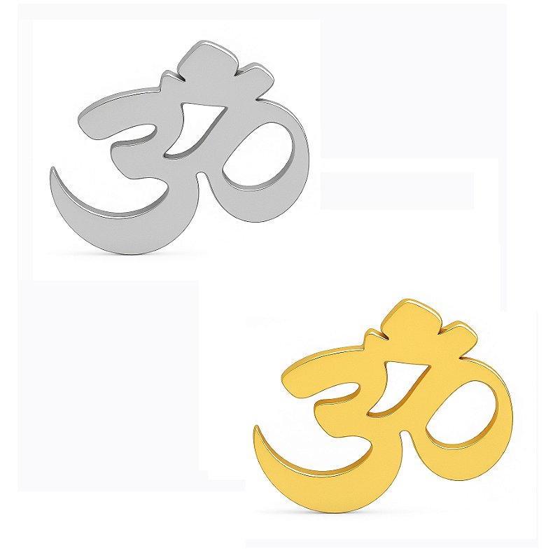 Piercing OM Labret em Titânio para Conch, Helix e Lóbulo - Fine Piercing