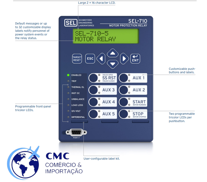 SEL-710-5 - CMC COMÉRCIO E IMPORTAÇÕES DE MATERIAIS ELÉTRICOS