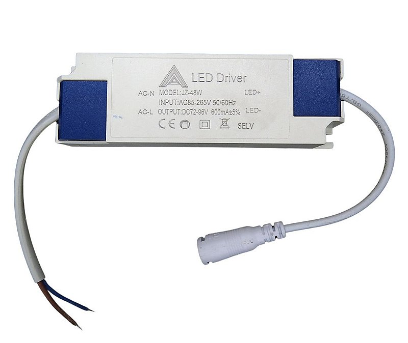 Driver Universal De Painel LED 48W - BENLUZ- Especialistas em Iluminação