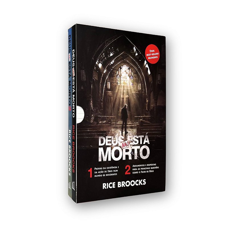 Box de Livros Deus não Está Morto | Rice Broocks | Thomas Nelson ...