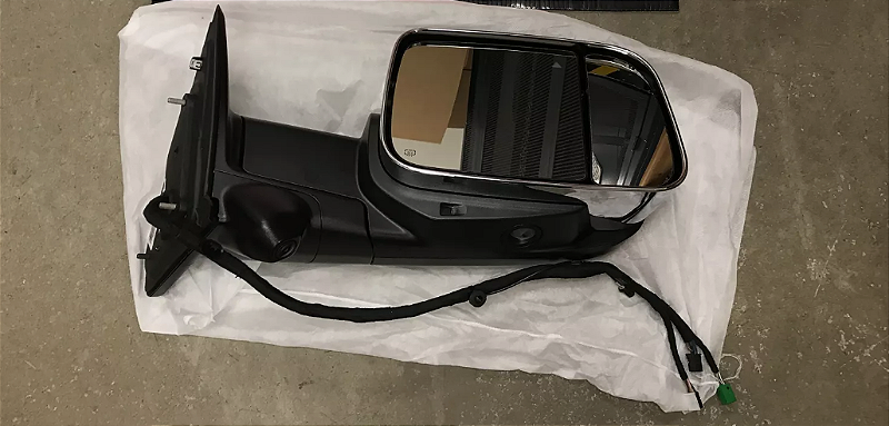Retrovisor LD Cromado Camera e sensor Ram 6.7L 2500 3500 2019-2023 ...